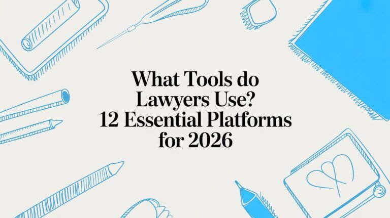 What Tools Do Lawyers Use? 12 Essential Platforms for 2026